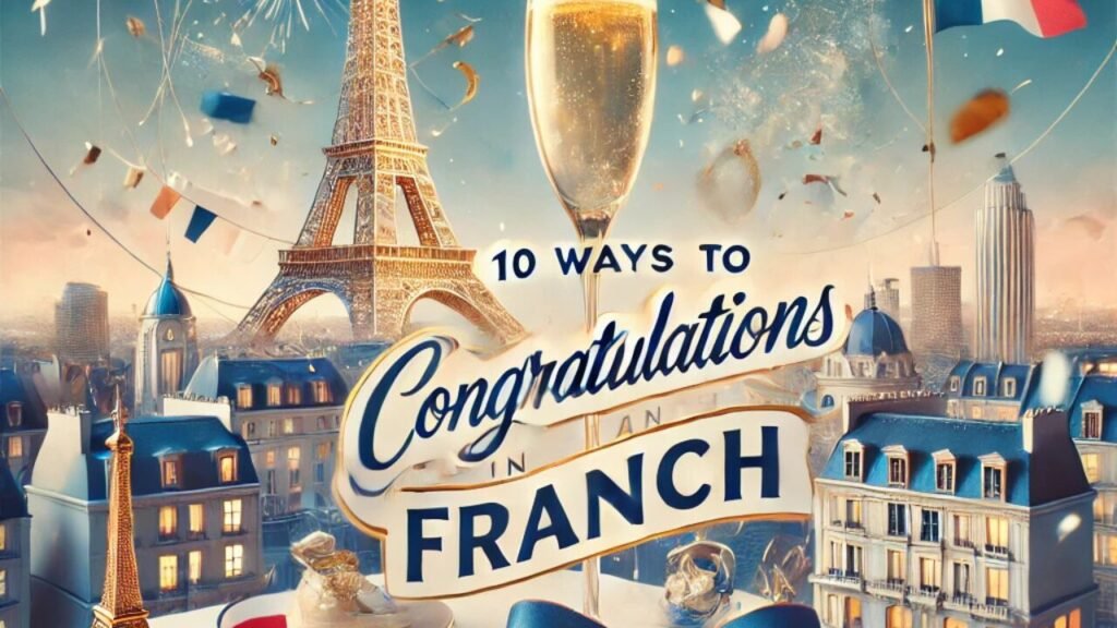 10 Ways to Say Congratulations in French